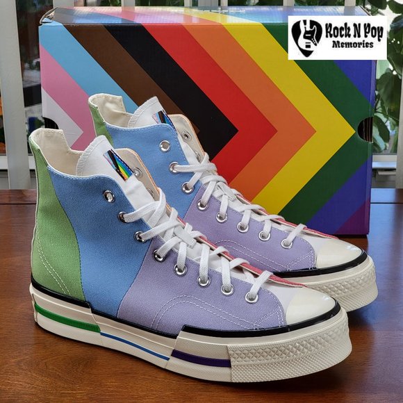 Converse | Shoes | Converse Chuck 7 Plus Hi Pride Proud To Becanvas ...